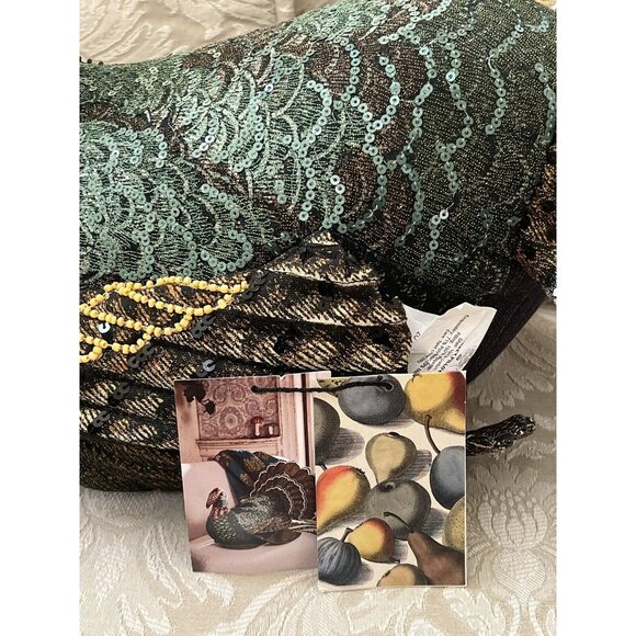 John Derian For Target | Holiday | John Derian Beaded Fall 6 X 15turkey ...